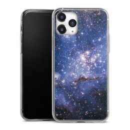 DeinDesign iPhone 11 Pro Handy Slim Case Silikon Handyh&uuml;lle transparent H&uuml;lle extra d&uuml;nn Weltraum Weltall Galaxy Silikon Slim Case