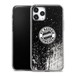 DeinDesign iPhone 11 Pro Handy Slim Case Silikon Handyh&uuml;lle transparent H&uuml;lle extra d&uuml;nn Fc Bayern M&uuml;nchen Official Licensed Product Fcb Silikon Slim Case