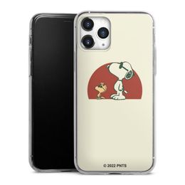 DeinDesign iPhone 11 Pro Handy Slim Case Silikon Handyh&uuml;lle transparent H&uuml;lle extra d&uuml;nn Official Licensed Product Kindheit Snoopy Silikon Slim Case