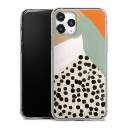 DeinDesign iPhone 11 Pro Handy Slim Case Silikon Handyh&uuml;lle transparent H&uuml;lle extra d&uuml;nn Boho Abstract Kunst Silikon Slim Case