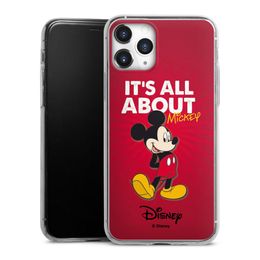 DeinDesign iPhone 11 Pro Handy Slim Case Silikon Handyh&uuml;lle transparent H&uuml;lle extra d&uuml;nn Disney Mouse Official Licensed Product Silikon Slim Case