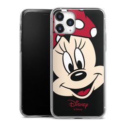 DeinDesign iPhone 11 Pro Handy Slim Case Silikon Handyh&uuml;lle transparent H&uuml;lle extra d&uuml;nn Official Licensed Product Minnie Mouse Disney Silikon Slim Case