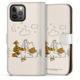 DeinDesign iPhone 12 Pro Max Handy Klapph&uuml;lle Handyh&uuml;lle aus Kunst Leder wei&szlig; Flip Case Disney Winnie The Pooh Official Licensed Product Sideflip mit Lasche