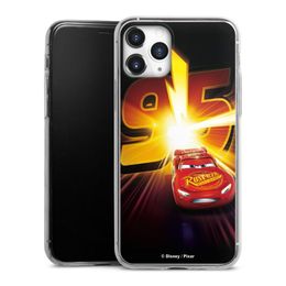 DeinDesign iPhone 11 Pro Handy Slim Case Silikon Handyh&uuml;lle transparent H&uuml;lle extra d&uuml;nn Official Licensed Product Cars Lightning Mcqueen 95 Silikon Slim Case