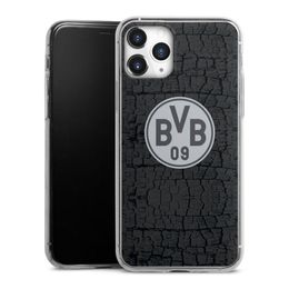 DeinDesign iPhone 11 Pro Handy Slim Case Silikon Handyh&uuml;lle transparent H&uuml;lle extra d&uuml;nn Borussia Dortmund Jersey Bvb Silikon Slim Case