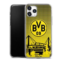 DeinDesign iPhone 11 Pro Handy Slim Case Silikon Handyh&uuml;lle transparent H&uuml;lle extra d&uuml;nn Bvb Stadium Borussia Dortmund Silikon Slim Case