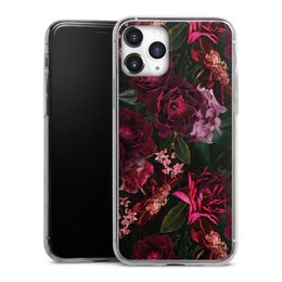 DeinDesign iPhone 11 Pro Handy Slim Case Silikon Handyh&uuml;lle transparent H&uuml;lle extra d&uuml;nn Blossom Flowers Rose Silikon Slim Case