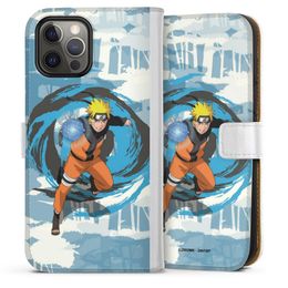 DeinDesign iPhone 12 Pro Max Handy Klapph&uuml;lle Handyh&uuml;lle aus Kunst Leder wei&szlig; Flip Case Official Licensed Product Manga Naruto Shippuden Sideflip mit Lasche