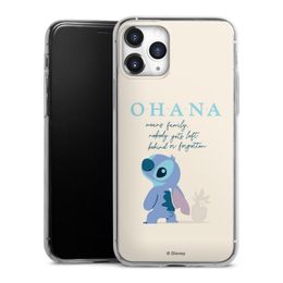 DeinDesign iPhone 11 Pro Handy Slim Case Silikon Handyh&uuml;lle transparent H&uuml;lle extra d&uuml;nn Disney Lilo & Stitch Official Licensed Product Silikon Slim Case