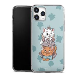 DeinDesign iPhone 11 Pro Handy Slim Case Silikon Handyh&uuml;lle transparent H&uuml;lle extra d&uuml;nn Cat Disney Aristocats Silikon Slim Case