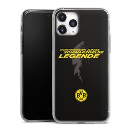 DeinDesign iPhone 11 Pro Handy Slim Case Silikon Handyh&uuml;lle transparent H&uuml;lle extra d&uuml;nn Borussia Dortmund Bvb Marco Reus Silikon Slim Case