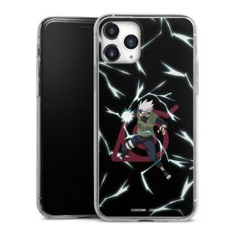 DeinDesign iPhone 11 Pro Handy Slim Case Silikon Handyh&uuml;lle transparent H&uuml;lle extra d&uuml;nn Kakashi Naruto Shippuden Official Licensed Product Silikon Slim Case