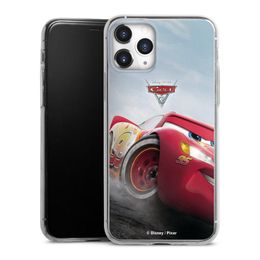 DeinDesign iPhone 11 Pro Handy Slim Case Silikon Handyh&uuml;lle transparent H&uuml;lle extra d&uuml;nn Cars Official Licensed Product Lightning Mcqueen 95 Silikon Slim Case