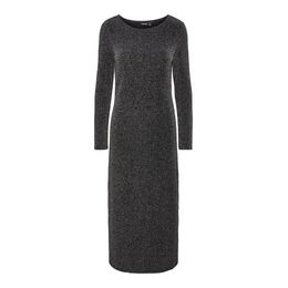 Pieces Kleid 'PIA' Damen Gr&ouml;&szlig;e 40 anthrazit / silber Winterkleid