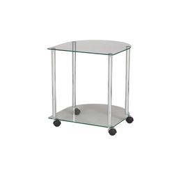 M&ouml;bel Kraft Beistelltisch transparent/klar Ma&szlig;e (cm): B: 41 H: 45 &raquo; M&ouml;bel Kraft