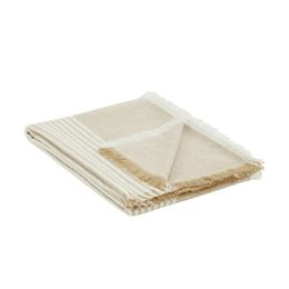M&ouml;bel Kraft Plaid Dezent - beige - Synthetik - 130 cm - M&ouml;bel Kraft