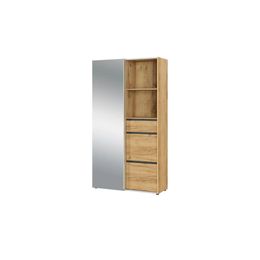 Primo Kompaktgarderobe Grid holzfarben Ma&szlig;e (cm): B: 106 H: 195 T: 40.0 &raquo; M&ouml;bel Kraft
