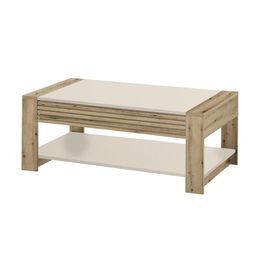 M&ouml;bel Kraft Couchtisch - holzfarben - Materialmix - 60 cm - 42 cm - M&ouml;bel Kraft