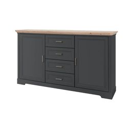 M&ouml;bel Kraft Sideboard grau Ma&szlig;e (cm): B: 165 H: 88 T: 41.0 &raquo; M&ouml;bel Kraft