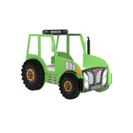 M&ouml;bel Kraft Autobett Traktor - gr&uuml;n - Materialmix - 111 cm - 155,8 cm - cm 204,0 - M&ouml;bel Kraft