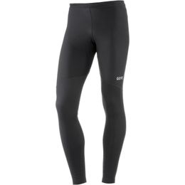 Gore Wear Gorewear r3 Partial Lauftights Herren - schwarz - Gr. S - Polyester/Elastan