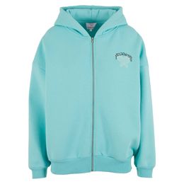 Felicious Sweatjacke Damen Gr&ouml;&szlig;e M t&uuml;rkis / hellblau / schwarz