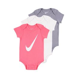 Nike Sportswear Body Gr&ouml;&szlig;e 50/68 grau / pink / wei&szlig;