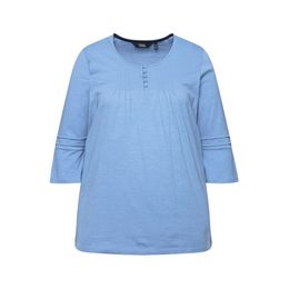 Ulla Popken Shirt Damen Gr&ouml;&szlig;e 4XL/5XL blau