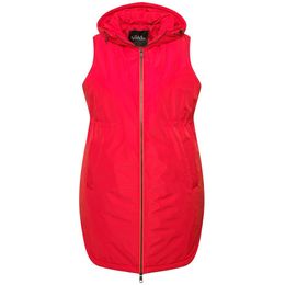 Ulla Popken Vest female Red size 62-64