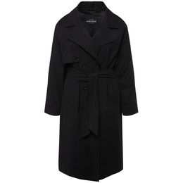 Ulla Popken Between-Seasons Coat female Black size 50-52