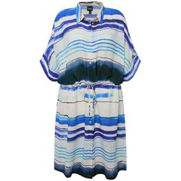 Ulla Popken Shirt Dress female Blue size 62-64