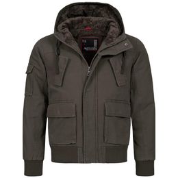 Alessandro Salvarini Winter Jacket male Grey size XXXL