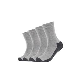 Camano Socken Herren Gr&ouml;&szlig;e 47/49 dunkelgrau / graumeliert / hellorange