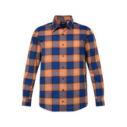 Men Plus Hemd Herren Gr&ouml;&szlig;e 8XL blau / orange