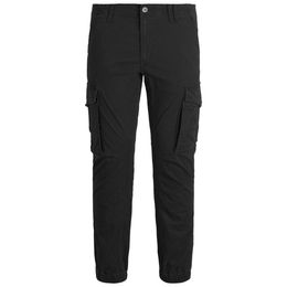 Jack & Jones Gro&szlig;e Gr&ouml;&szlig;en Jack&Jones Cargo-Hose "Paul", Slim Fit Farbe schwarz Gr&ouml;&szlig;e: 54/32