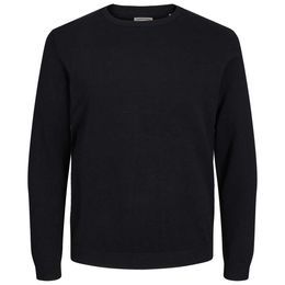 Jack & Jones Gro&szlig;e Gr&ouml;&szlig;en Jack&Jones Feinstrickpullover mit Rundhalsausschnitt Farbe schwarz Gr&ouml;&szlig;e: 6XL