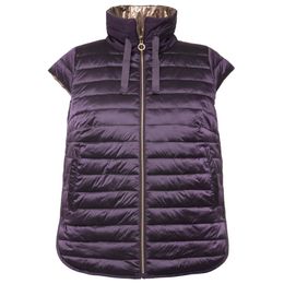 Ulla Popken Vest female Purple size 58-60