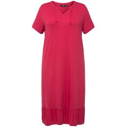 Ulla Popken Kleid Damen Gr&ouml;&szlig;e 58/60 pink Winterkleid