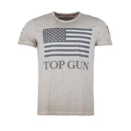 Top Gun Shirt 'Search' male Beige size XXL