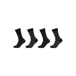 Camano Socken Herren Gr&ouml;&szlig;e 43/46 grau / schwarz