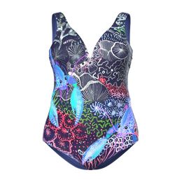Ulla Popken Swimsuit female Blue size 46