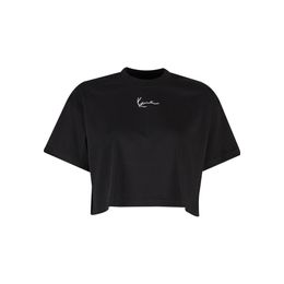 Karl Kani T-Shirt 'Essential' Damen Gr&ouml;&szlig;e XXS schwarz / wei&szlig;