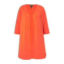 Ulla Popken Knit Cardigan female Orange size 42-44