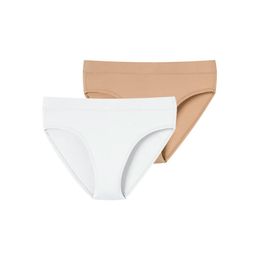 Schiesser Panty ' Unique Micro ' female Beige, White size 38