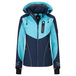 Rock Creek Outdoorjacke Damen Gr&ouml;&szlig;e XL navy / hellblau