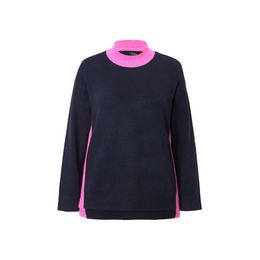 Ulla Popken Pullover Damen Gr&ouml;&szlig;e XL/XXL blau / dunkelpink