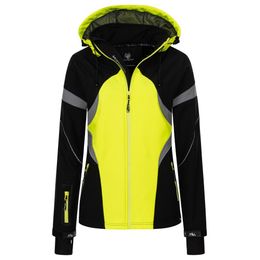 Rock Creek Outdoorjacke Damen Gr&ouml;&szlig;e XL neongelb / silbergrau / schwarz