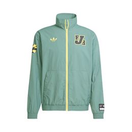 adidas originals Jacke 'Jamaica VRCT' Herren Gr&ouml;&szlig;e L gelb / hellgr&uuml;n / schwarz