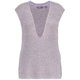 Ulla Popken Pullover Damen Gr&ouml;&szlig;e 11XL/12XL lavendel / silber