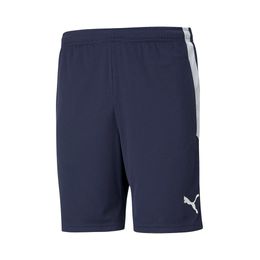 Puma Sportshorts 'TeamLiga' Herren Gr&ouml;&szlig;e S dunkelblau / wei&szlig;